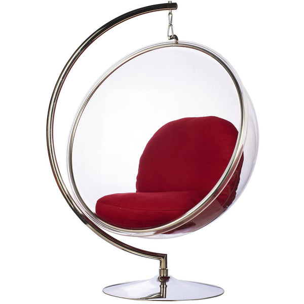 Bubble Chair and Stand in Stainless Steel | Bubbles and Balls