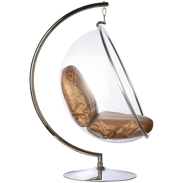 Bubble Chair and Stand in Stainless Steel | Bubbles and Balls