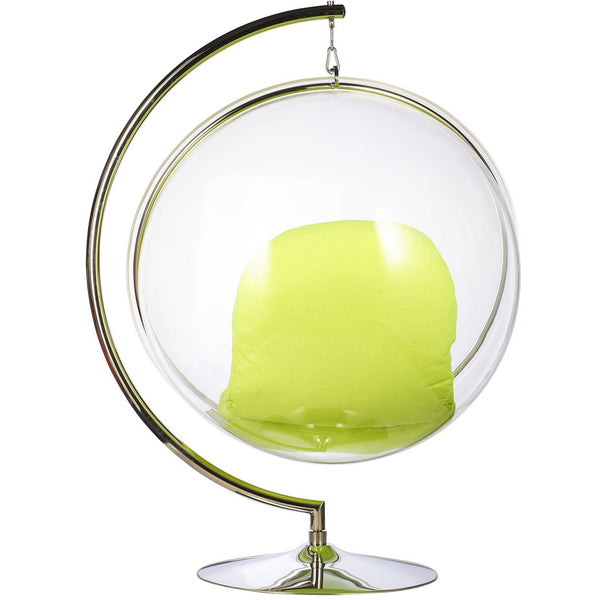 Bubble Chair and Stand in Stainless Steel | Bubbles and Balls